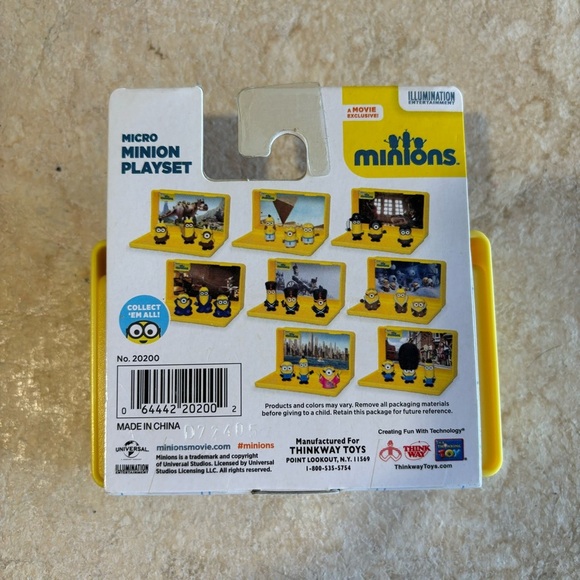 Thinkway Toys | Toys | Eye Matie Minions Micro Minions Playset New ...